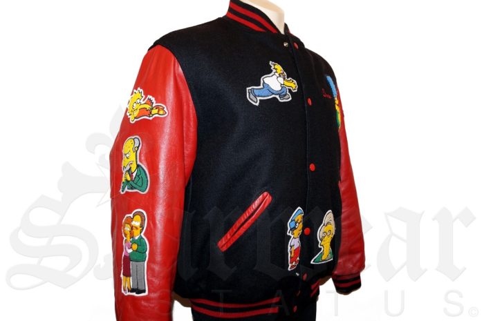 The Simpsons "Drew Carey's" Original ONE-OF-A-KIND Varsity Crew Jacket ...