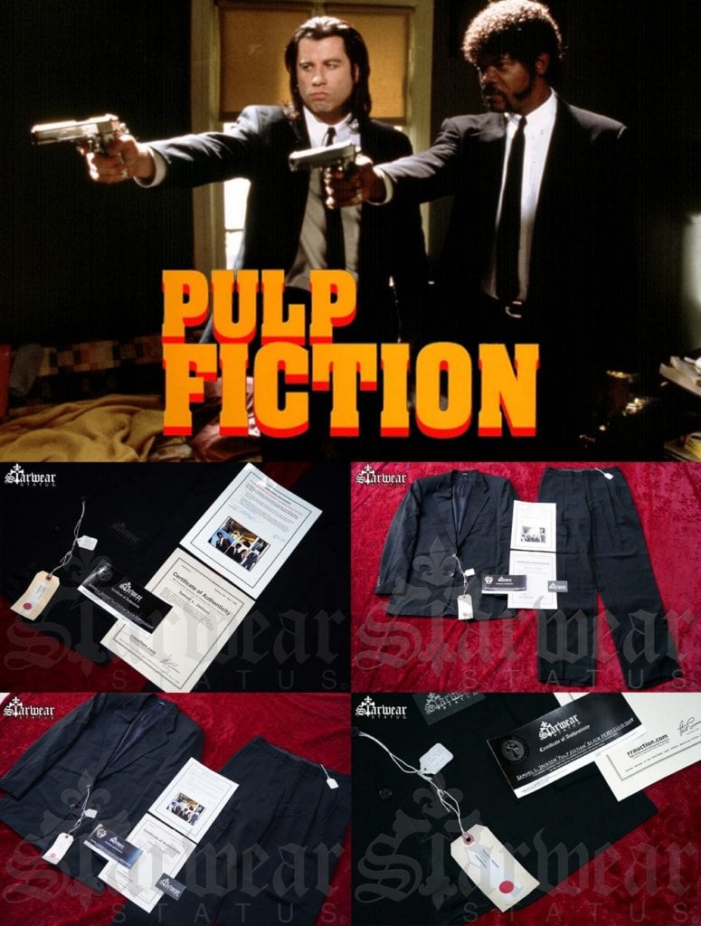 Samuel L Jackson PULP FICTION Screen Worn & Used HERO Movie Prop Suit W ...