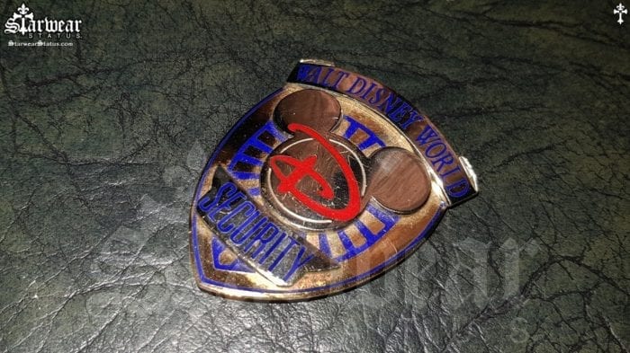 Authentic Walt Disney World HUGE Security Officer Uniform Police Badge ...