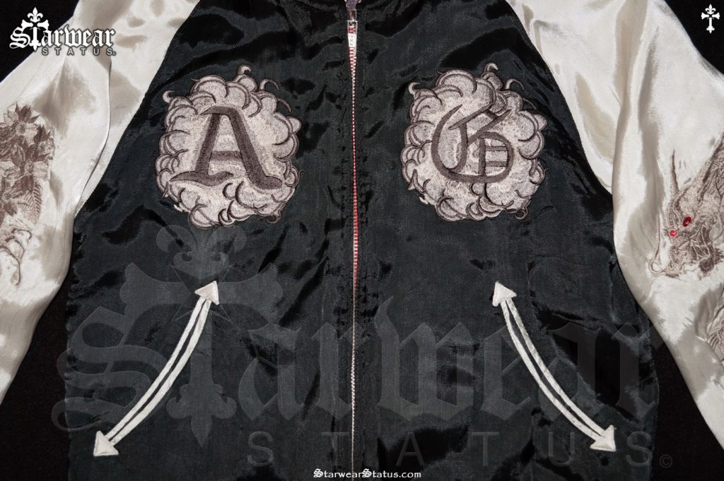 Amal Guessous A&G Cashmere Reversible Japan Sukajan Souvenir Dragon ...