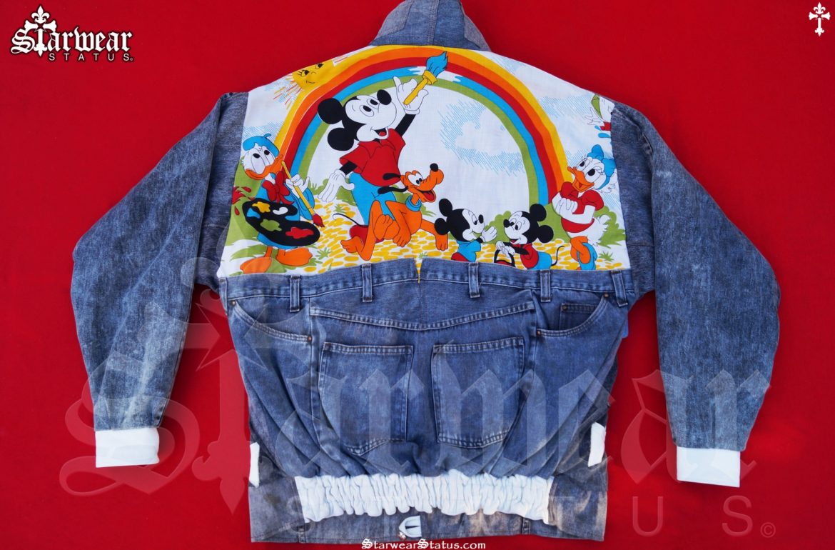 David Hasselhoff Owned Walt Disney Leather Detail Denim Jacket Ft ...