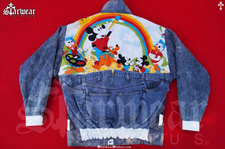 David Hasselhoff Owned Walt Disney Leather Detail Denim Jacket Ft ...