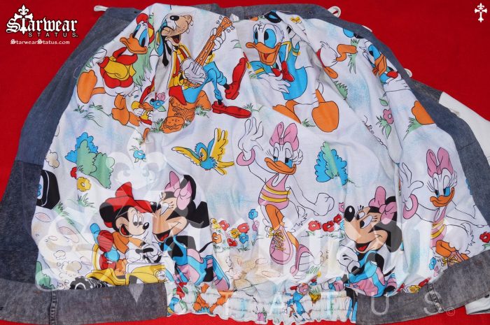 David Hasselhoff Owned Walt Disney Leather Detail Denim Jacket Ft ...