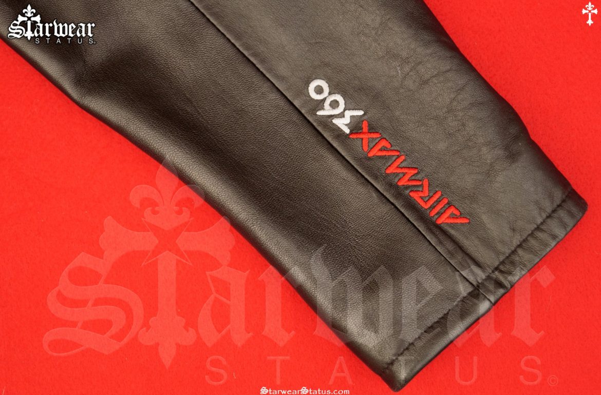 90s Vintage NIKE AIR MAX 360 Leather Moto Biker Black Sports Jacket Men ...