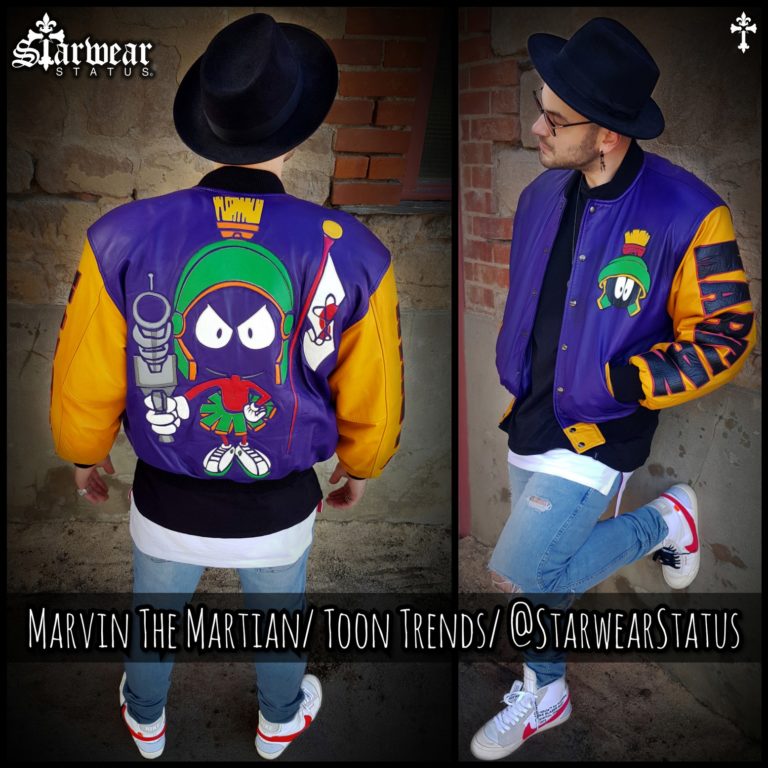 90's Marvin The Martian Leather Warner Bros Los Angeles Lakers Colorway ...