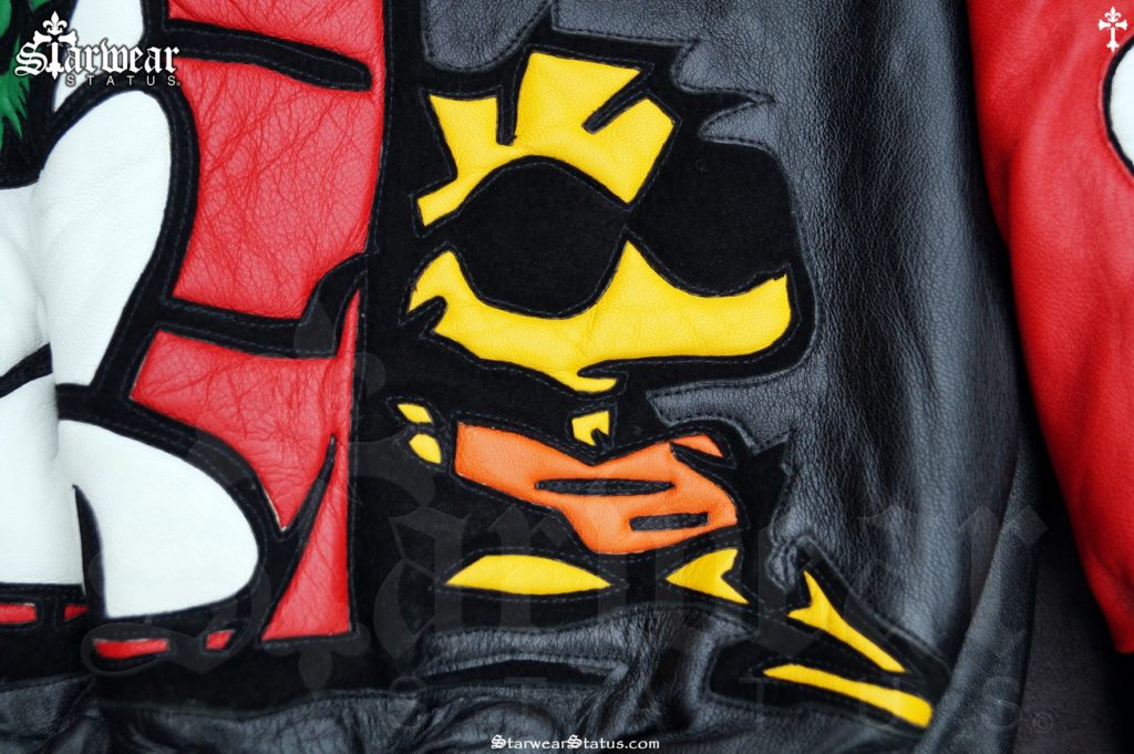 90s Vintage PEANUTS Snoopy Leather Cartoon Charlie Brown Hip Hop Bomber ...