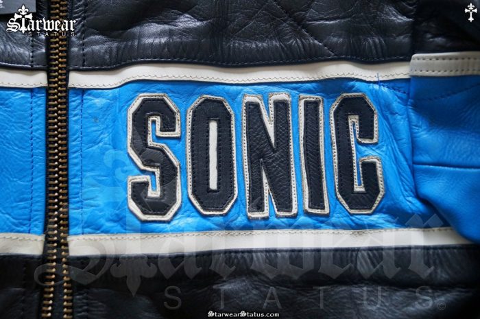 Vintage Sonic The Hedgehog SEGA Game Crew Movie Leather Biker ...