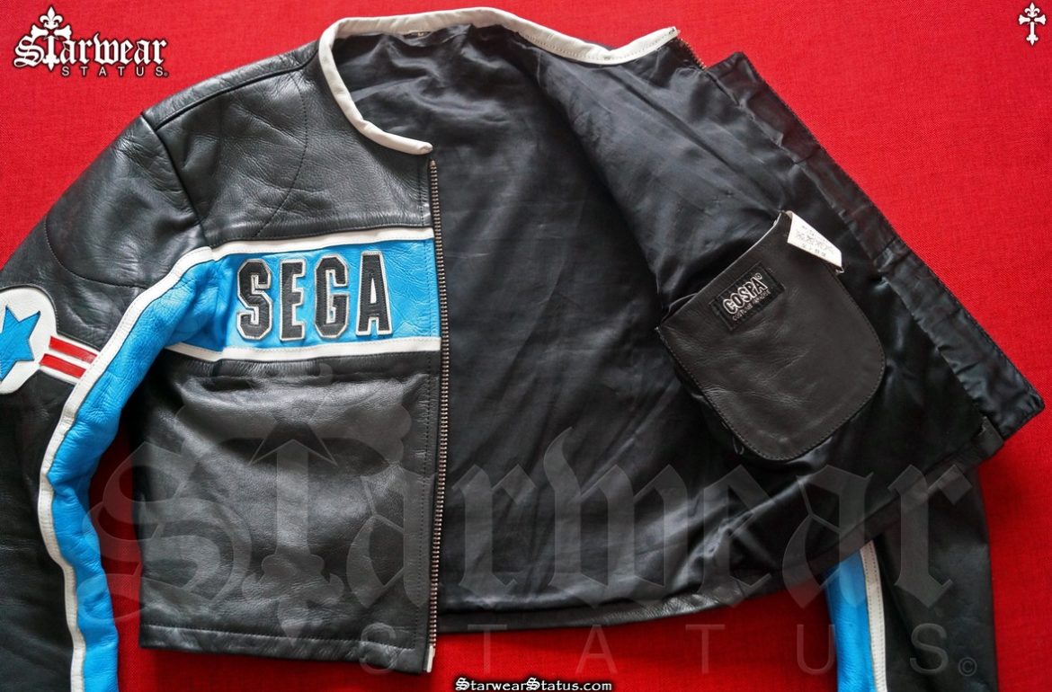 Vintage Sonic The Hedgehog SEGA Game Crew Movie Leather Biker ...