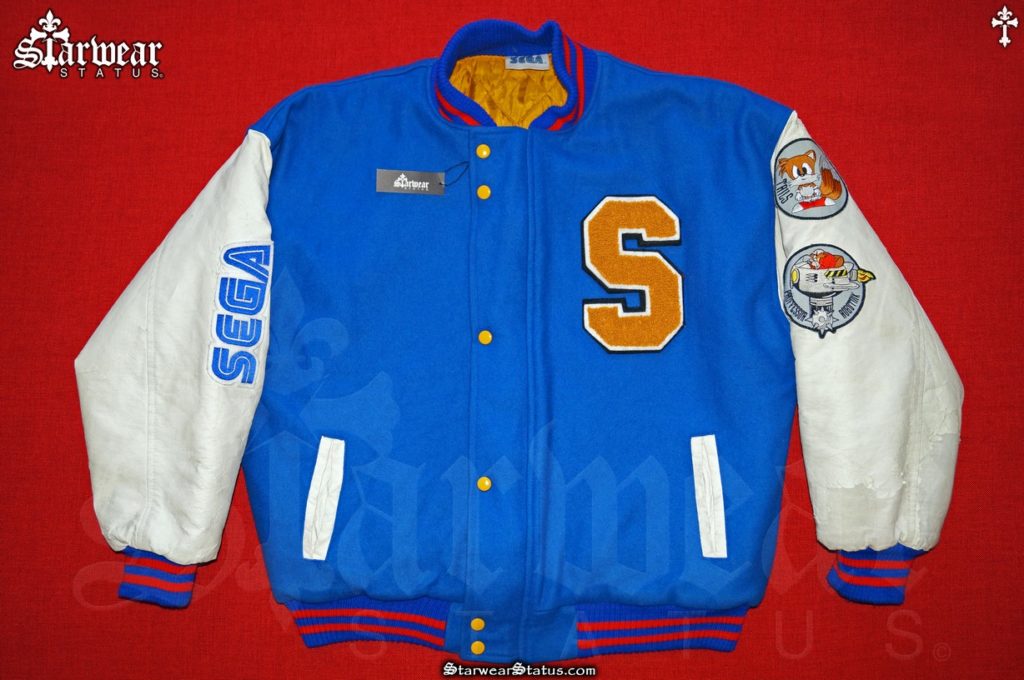 Sonic The Hedgehog SEGA Game Movie Crew Varsity Letterman Bomber Jacket ...