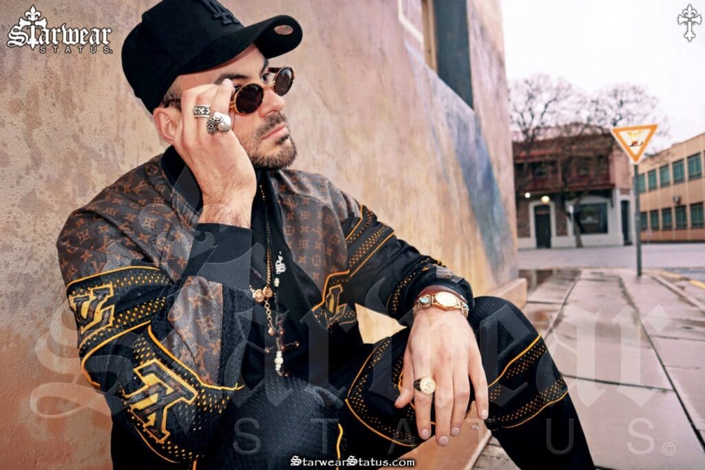 100% Authentic Louis Vuitton x Dapper Dan LV Monogram Logo Tracksuit w ...