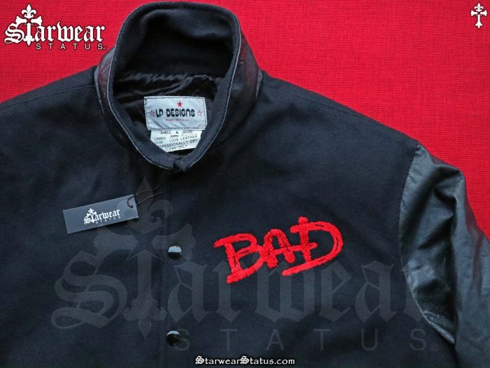 Michael Jackson Vintage 80s BAD World Tour "Cast Crew" Member Wool ...