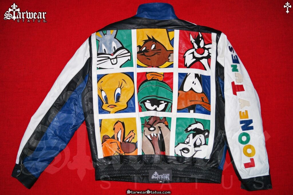 Looney Tunes Warner Bros 90s Vintage Cartoon Anime Leather Colorful ...