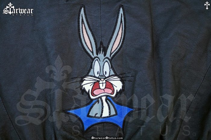 Looney Tunes 90s Vintage Leather Cartoon Warner Bros Jacket Size XL Ft ...