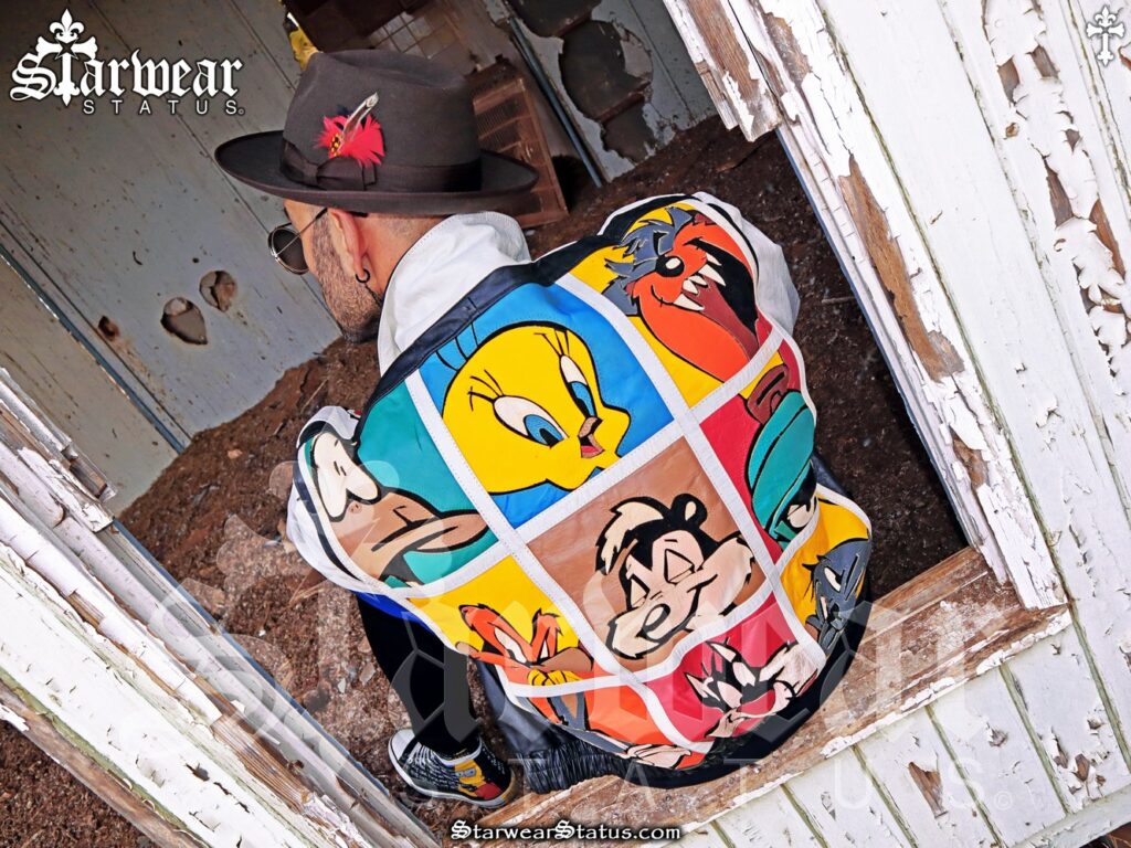 Looney Tunes Warner Bros 90s Vintage Cartoon Anime Leather Colorful ...