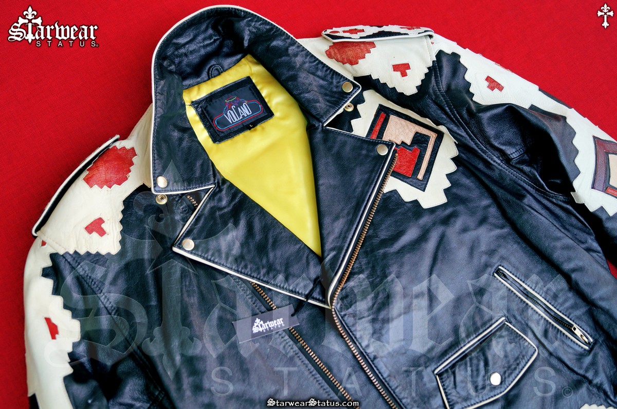 80s VOLCANO NATIVE AMERICAN INDIAN CHIEF LEATHER AZTEC COW SKULL ...