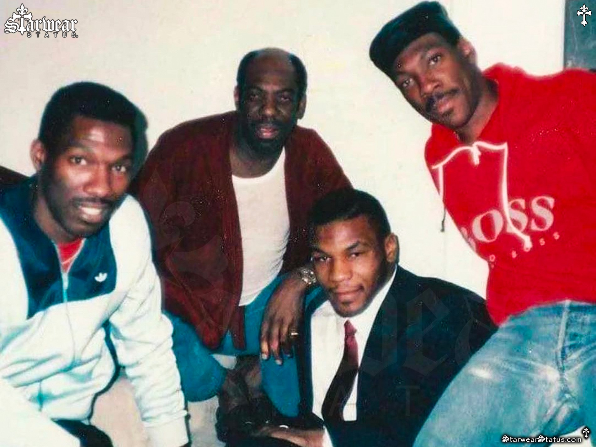 Vintage 80s Hugo Boss Rocky IV (1985) Boxing Movie Red White Sweatshirt ...